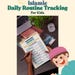 Islamic Kids Daily Routine Tracking Chart - Printable & Editable Canva ...