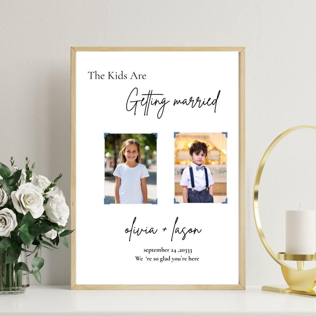 These Kids Are Getting Married Sign, the Night Before Welcome Sign ...