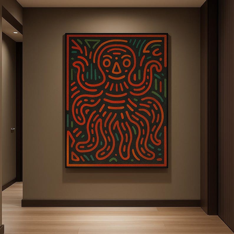 Mola Octopus Art Print: Panama Folk Art Inspired (digital Download) - Etsy