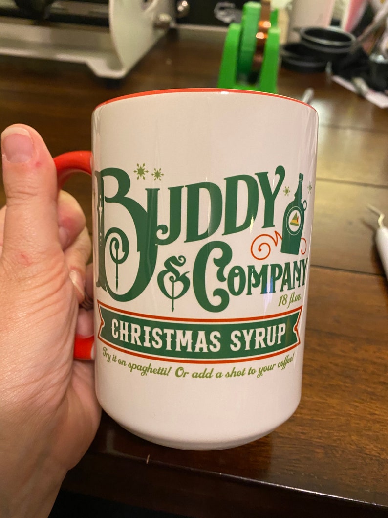 Christmas Coffee Mug Gift / Buddy and Company Christmas Syrup - Etsy