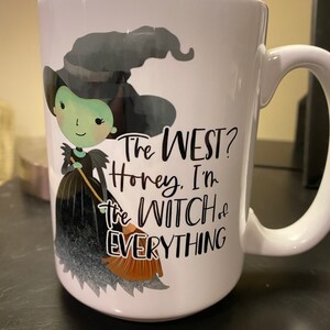 Gift for Halloween / Wicked Witch 15 Oz Handmade Coffee Mug / Wicked ...