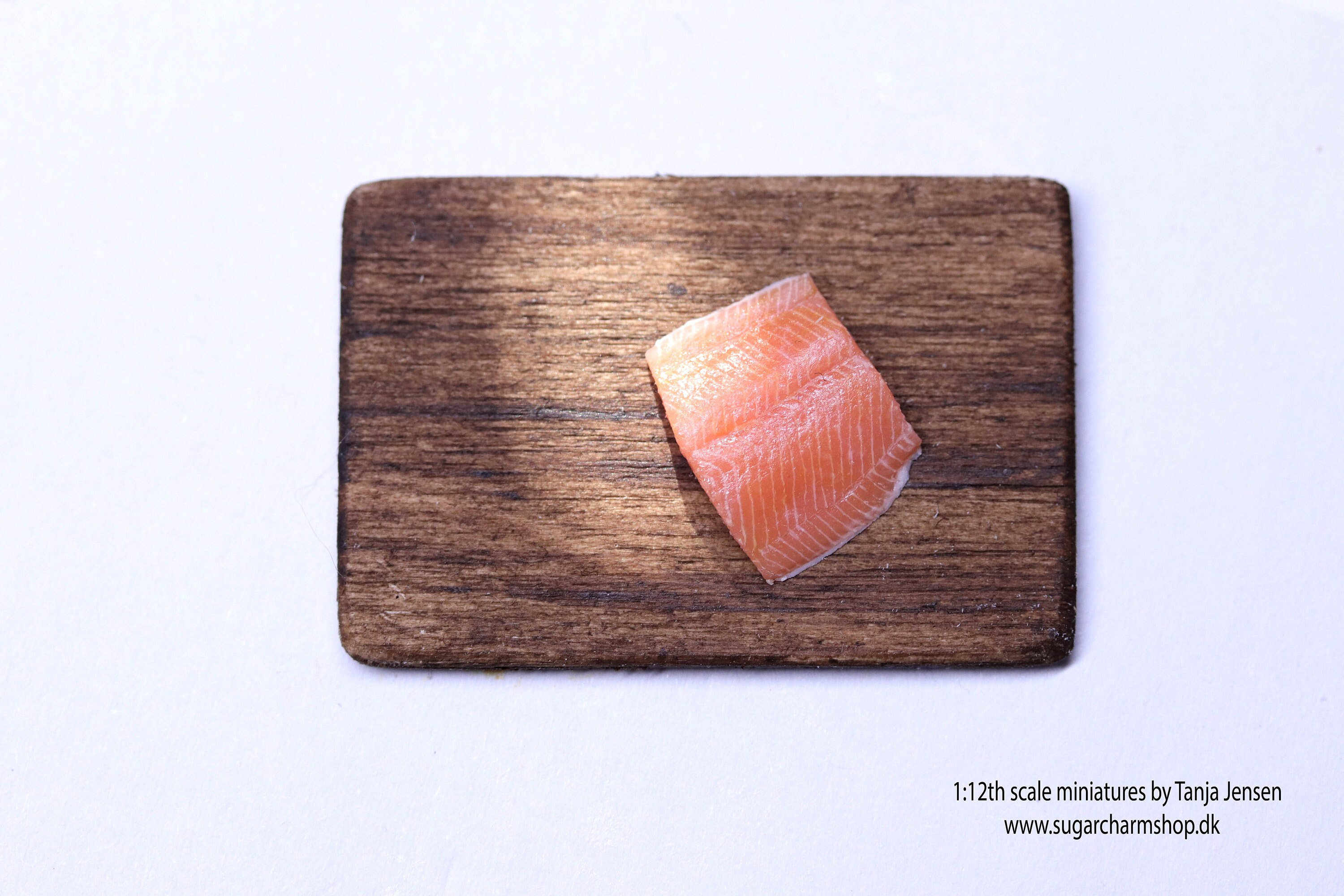Tutorial 1 12th Scale Polymer Clay Salmon Fillet Pdf Tutorial How