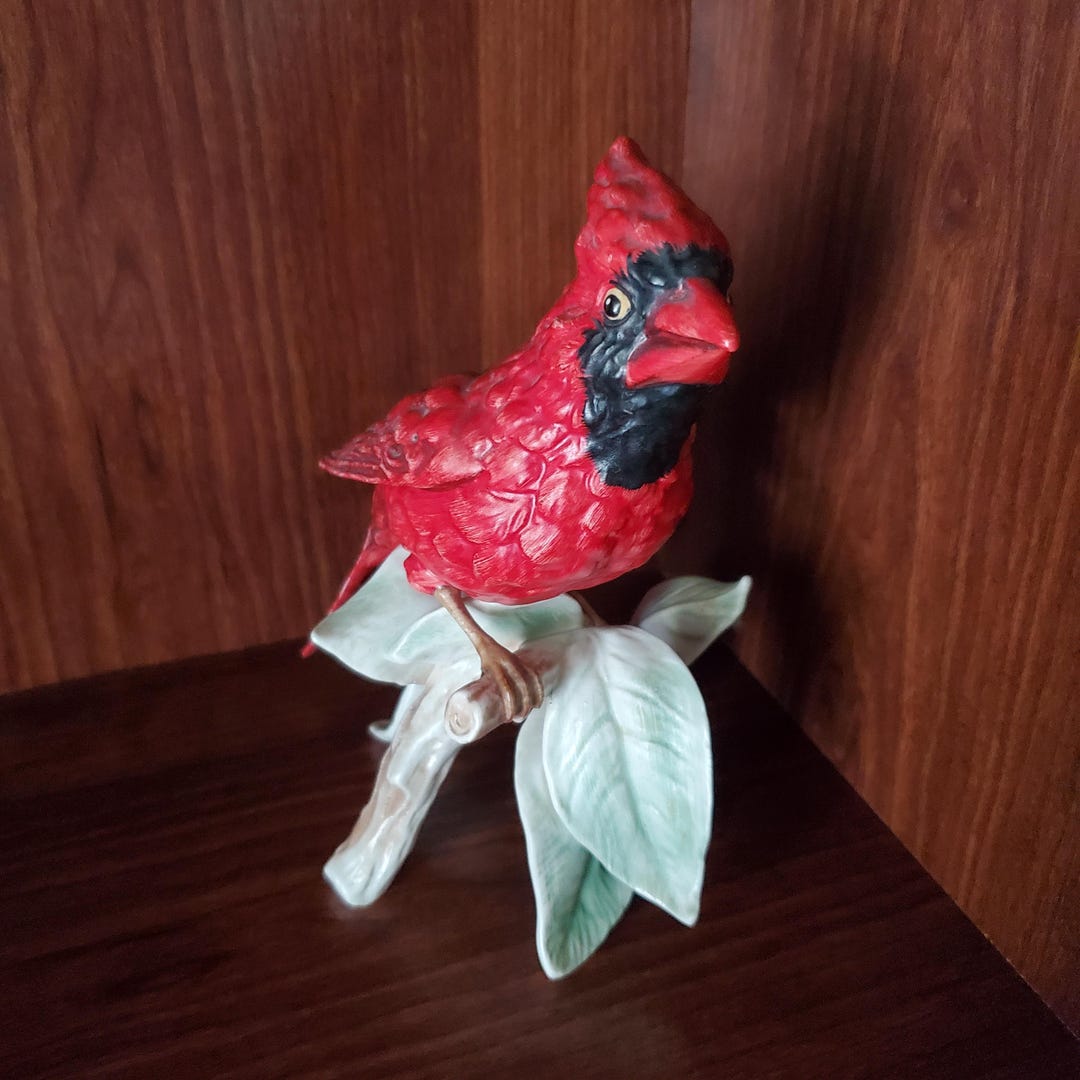 Goebel W. German Cardinal Bird Porcelain Figurine | 1969 | CV 111 - Etsy
