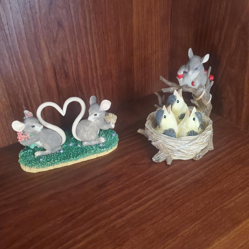 Silverstri | Cute Small Mouse/mice Figurines [your Choice!] - Etsy
