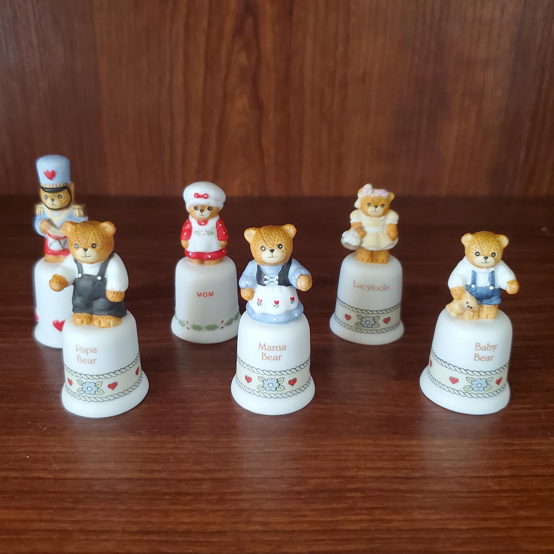 Enesco Lucy Rigg | Bear Thimbles [your Choice!] - Etsy