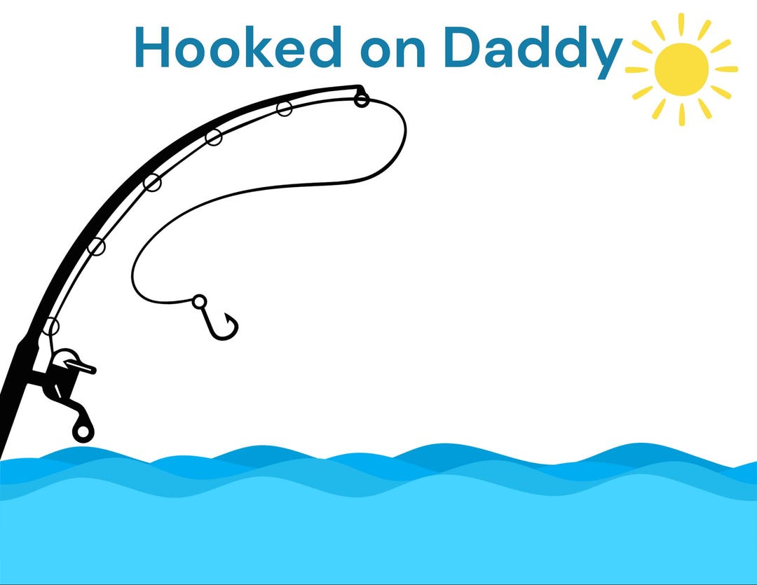Hooked on Daddy | Father’s Day Handprint Craft – Printable - Etsy