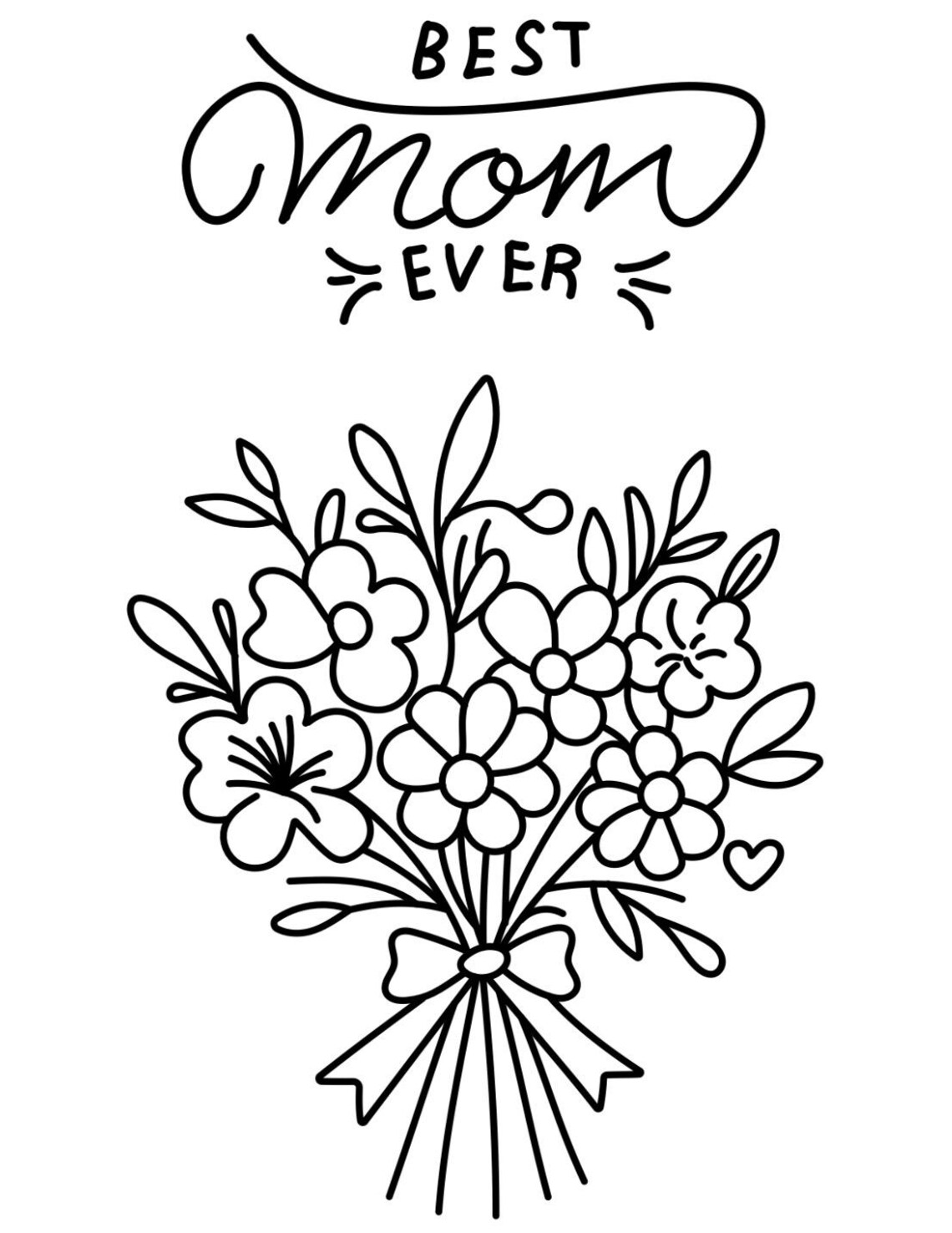 Mother’s Day Coloring Sheets-printable - Etsy