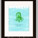 Octopuses Give the Best Hugs Wall Art Print Children's Room Baby ...