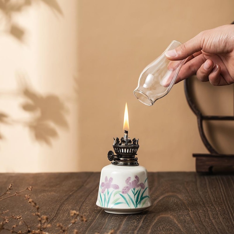 Outdoor Ceramic Oil Lamp - Etsy
