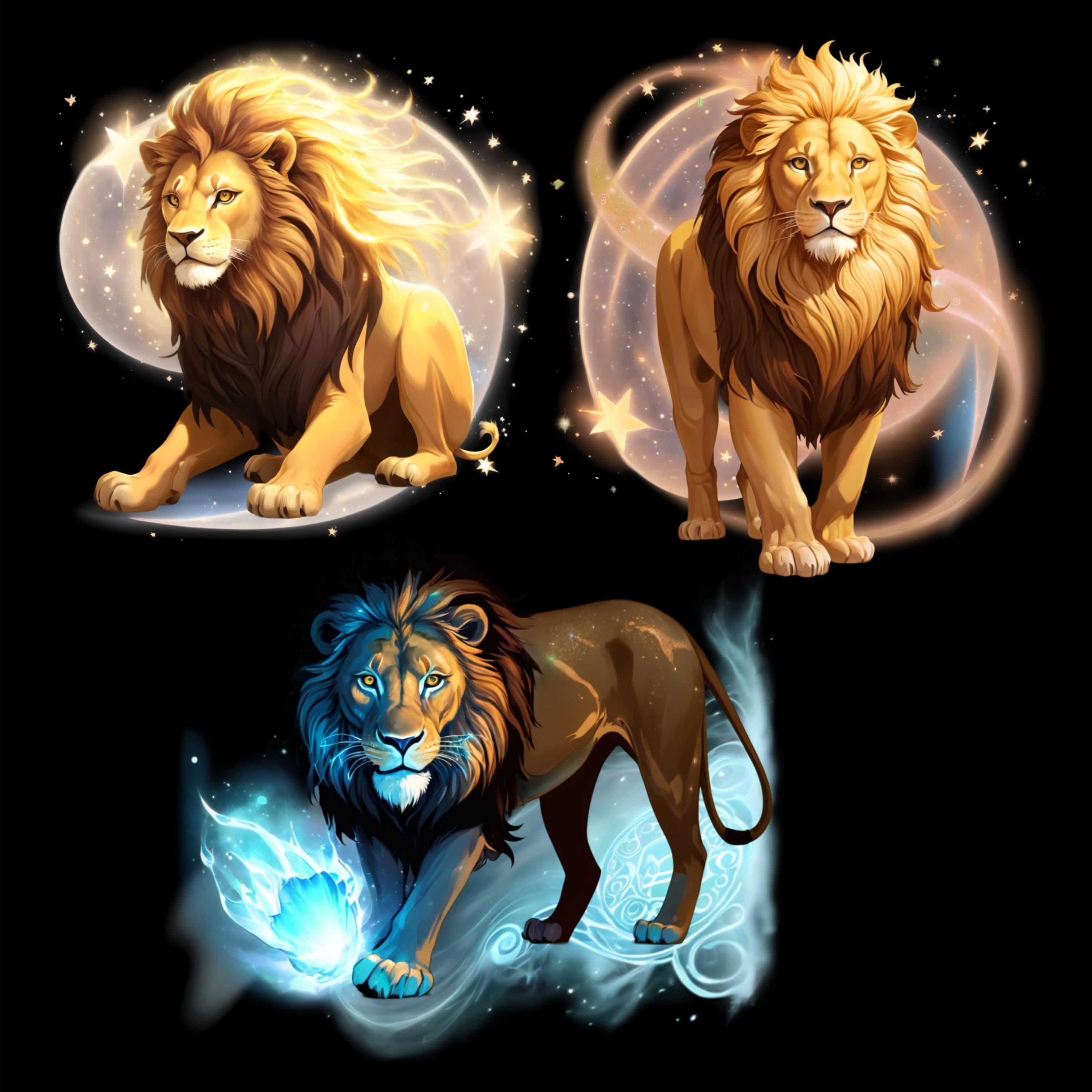 Fantasy Lions- 10 PNG Zipped Cliparts - Etsy
