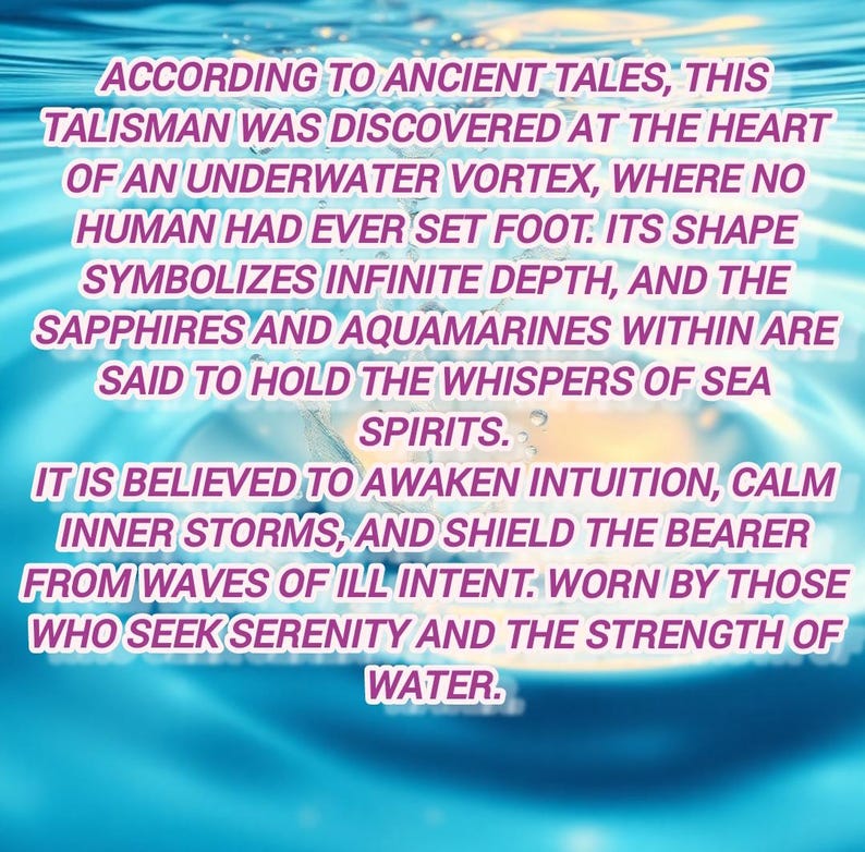 Deepwater Talisman- 5 PNG Clipart - Etsy