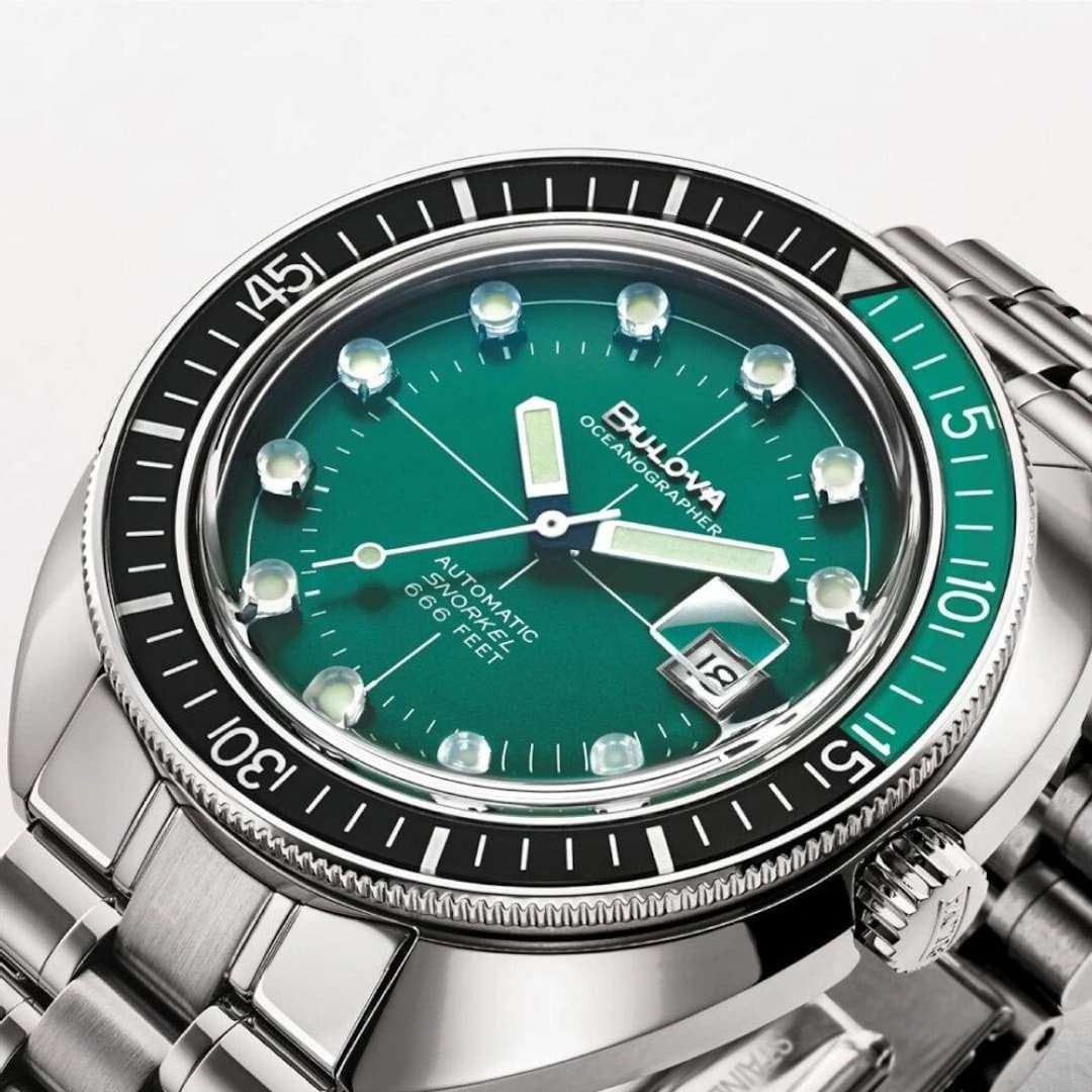 Bulova 96B322 Devil Diver Oceanographer 44mm Diver Automatic Men's ...