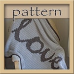 PATTERN Crochet Love Afghan Chart Graph PDF No. 110 | Etsy