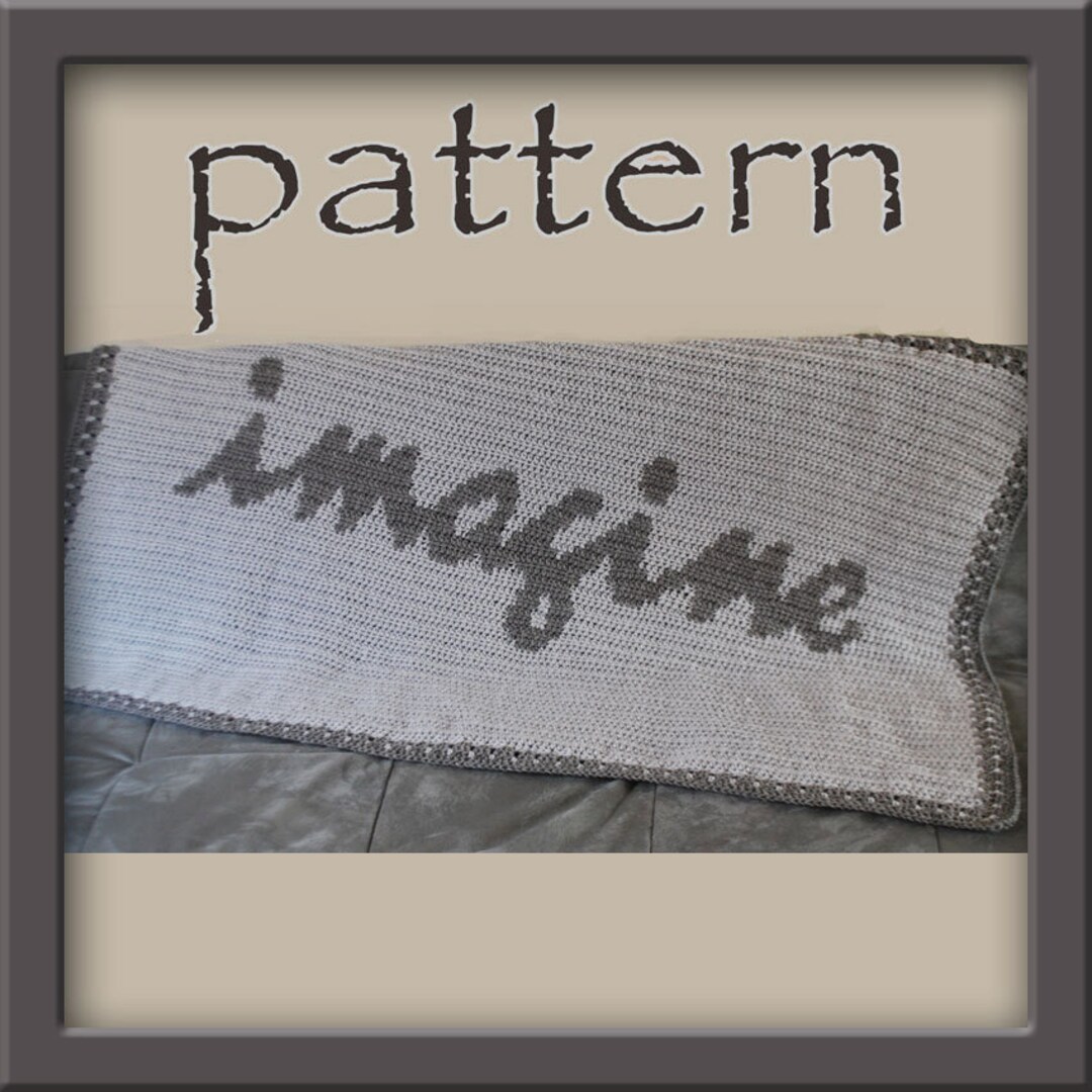 PATTERN Crochet Imagine Afghan - PDF No. 124 - Instant Download - Etsy