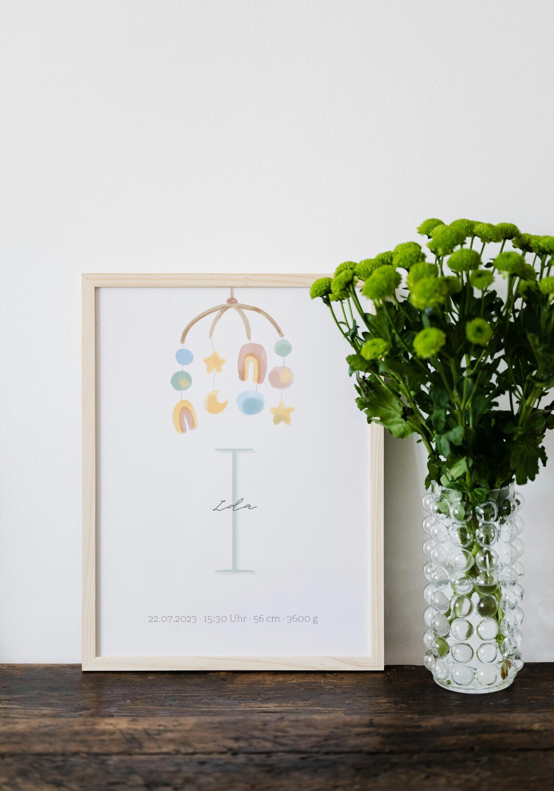 Birth Dates | Birth Chart | Birth | Poster for the Nursery | Decorative ...