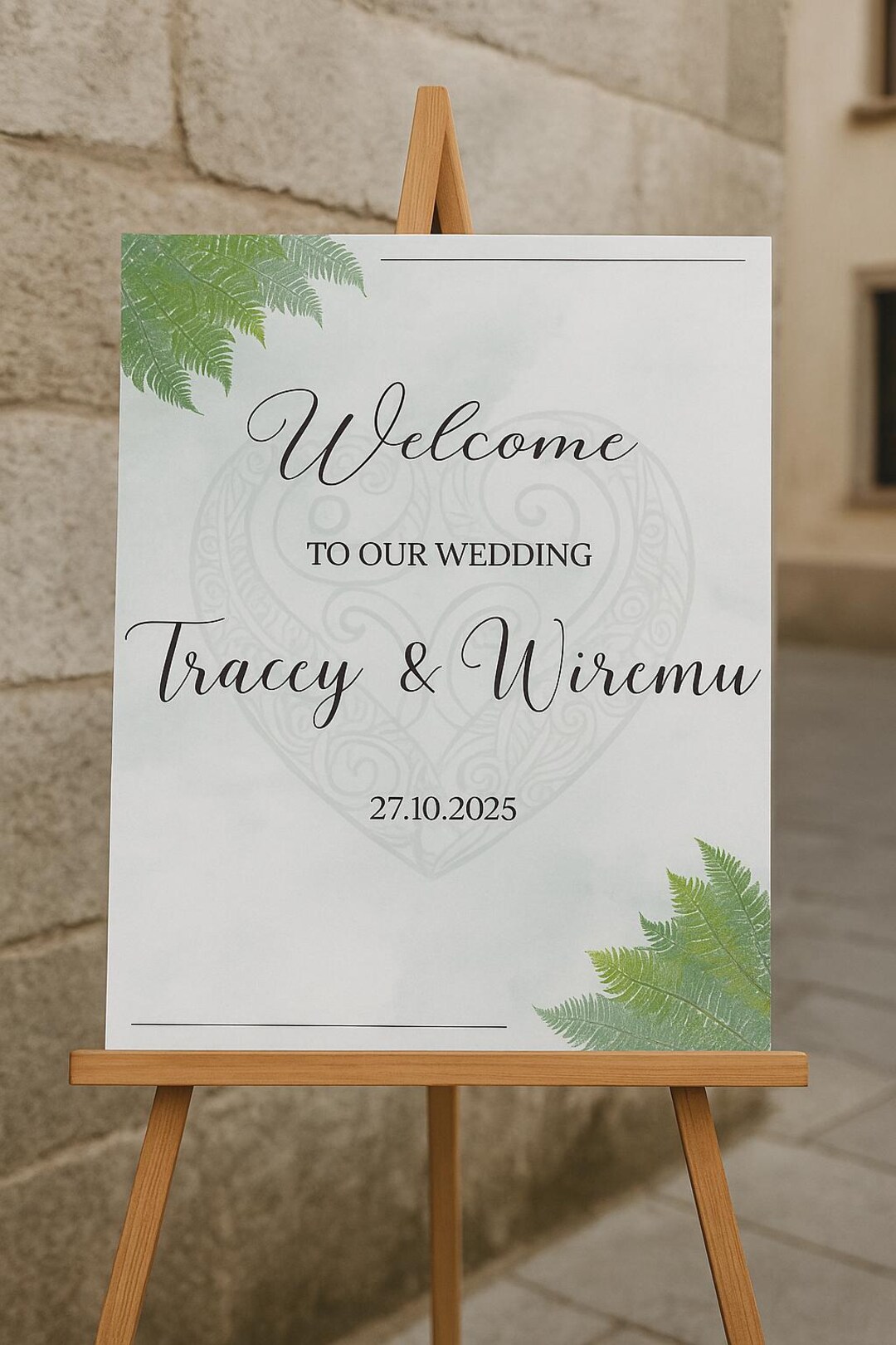 Editable NZ Wedding Welcome Sign | Digital Download | A2 Portrait ...