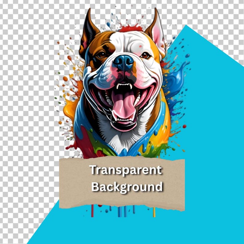 Dog Clipart Bundle PNG | 6 Dog Clipart | 300 DPI | Pitbull Bulldog ...