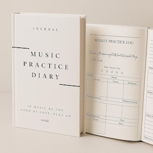 Musician Practice Diary Template (downloadable Pdf) - Etsy