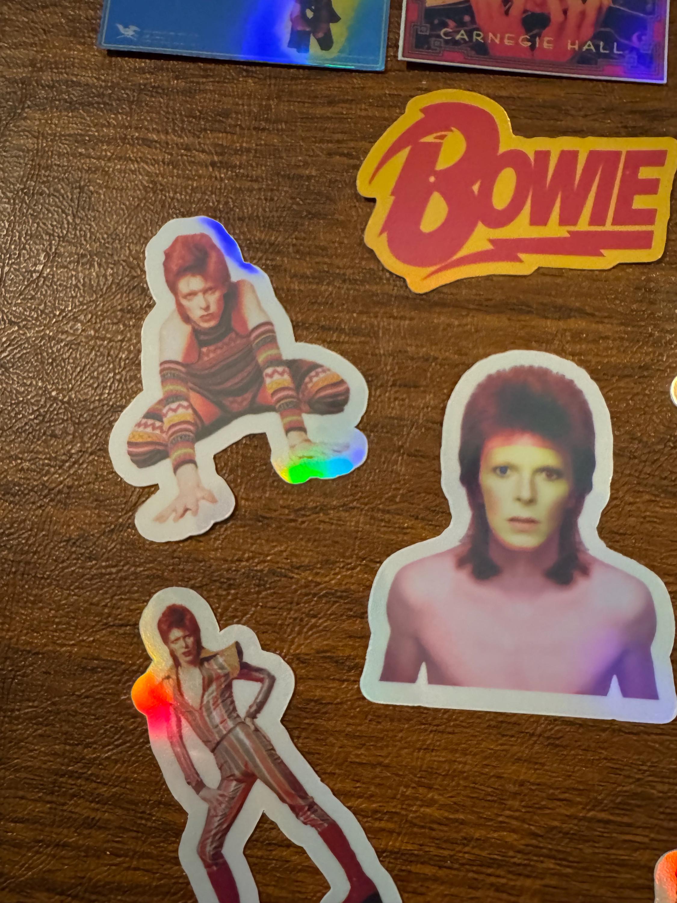 Ziggy Stardust | David Bowie Icon Holographic Sticker Pack (9 Stickers ...