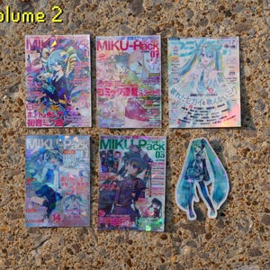 Miku Pack | Miku Hatsune Holographic Sticker Packs - Vol. 1, 2, 3 - Etsy