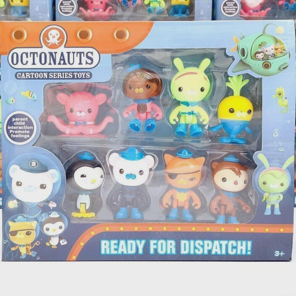 The Octonauts Action Figure Doll Toy Barnacles Peso Kwazii Crew Pack ...