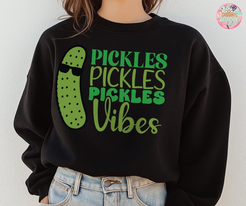 Funny Pickles SVG Bundle: T-shirt Designs, Clipart (digital Download ...