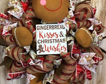 Gingerbread wreath | Etsy