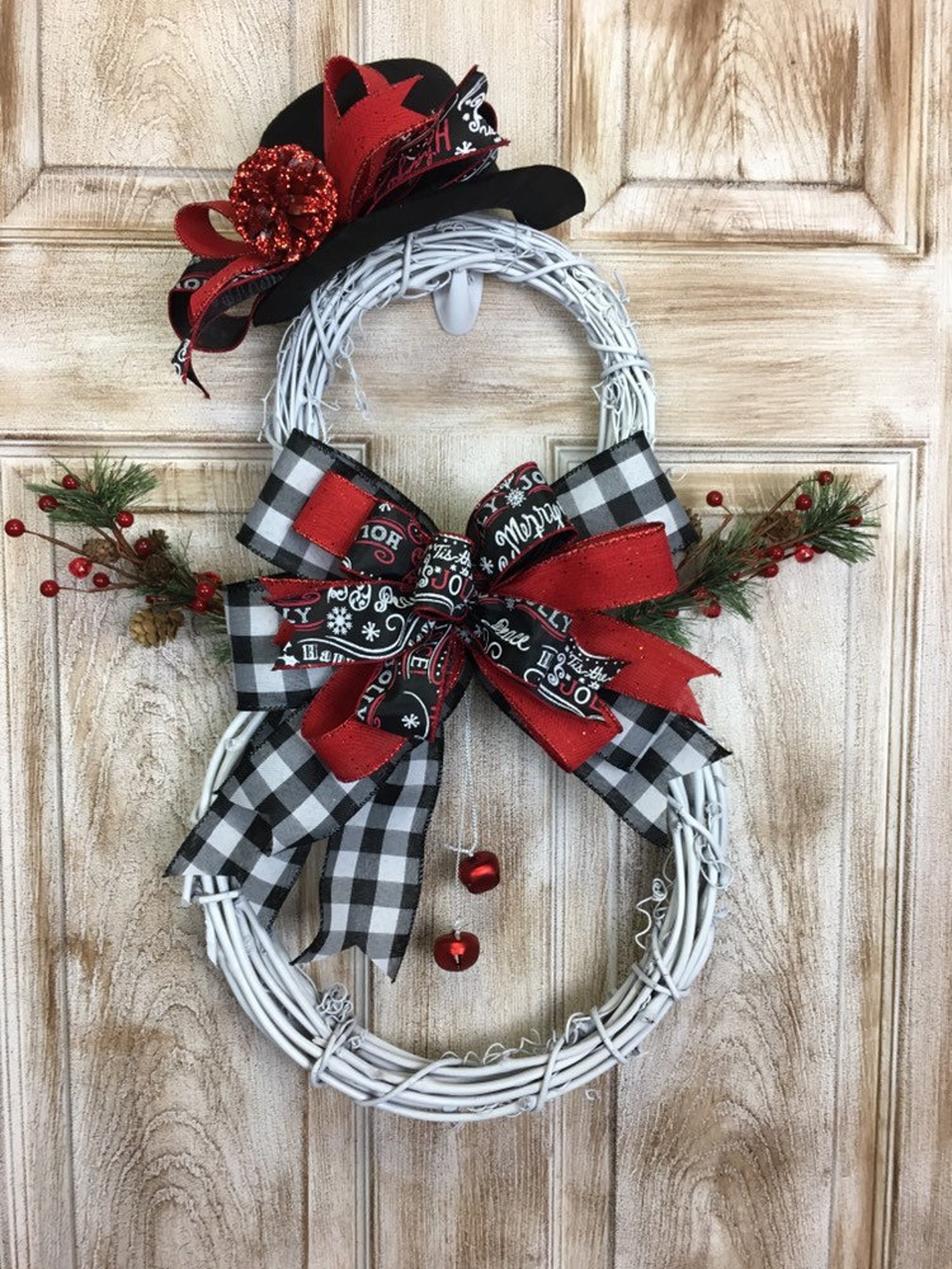 Large Grapevine Snowman Wreath Snowman wreath winter wreath | Etsy