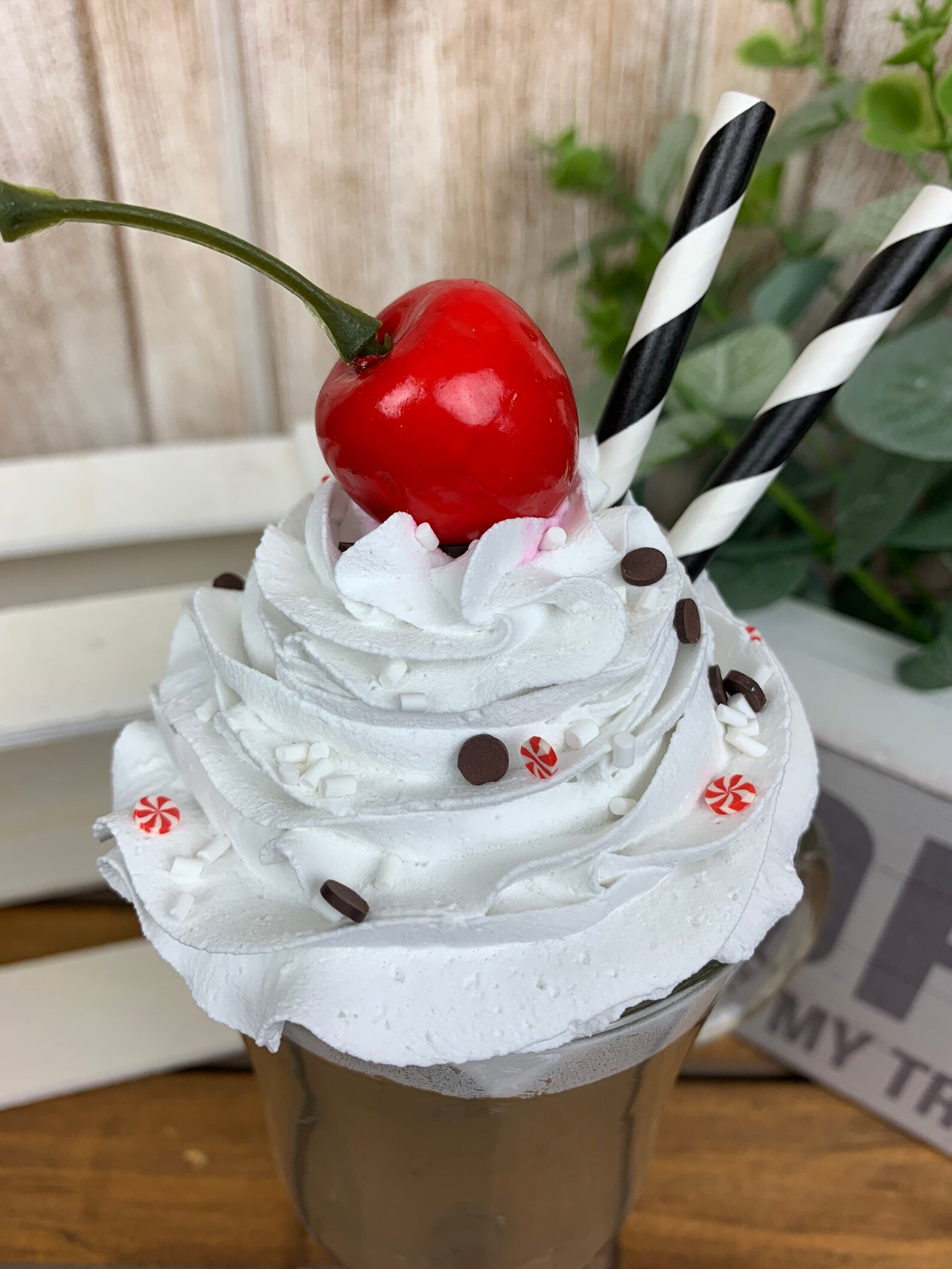 Fake Milkshake Fake Peppermint Drink Fake Mug Fake - Etsy