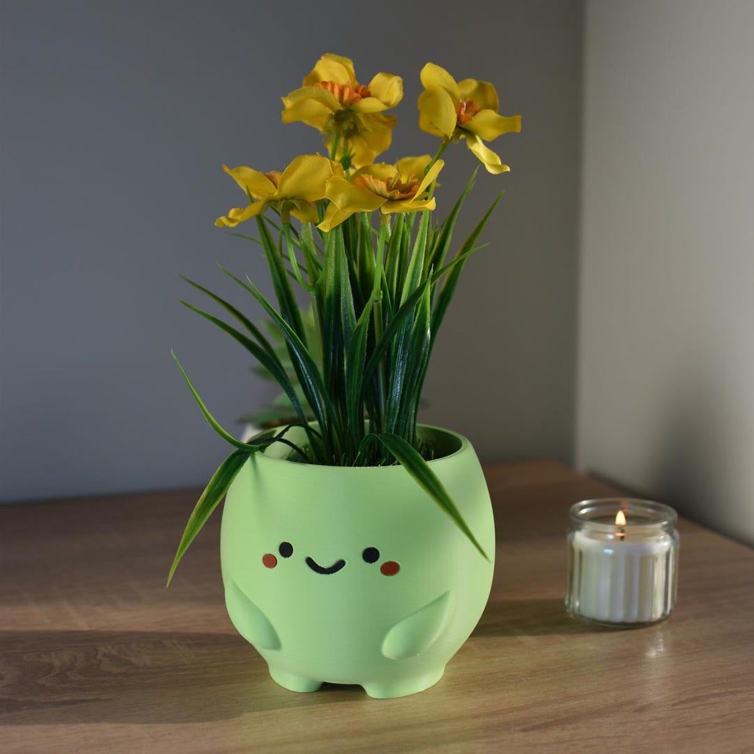 Cute Smiling Plant Pot – Smiley Planter for a Touch of Joy - Etsy