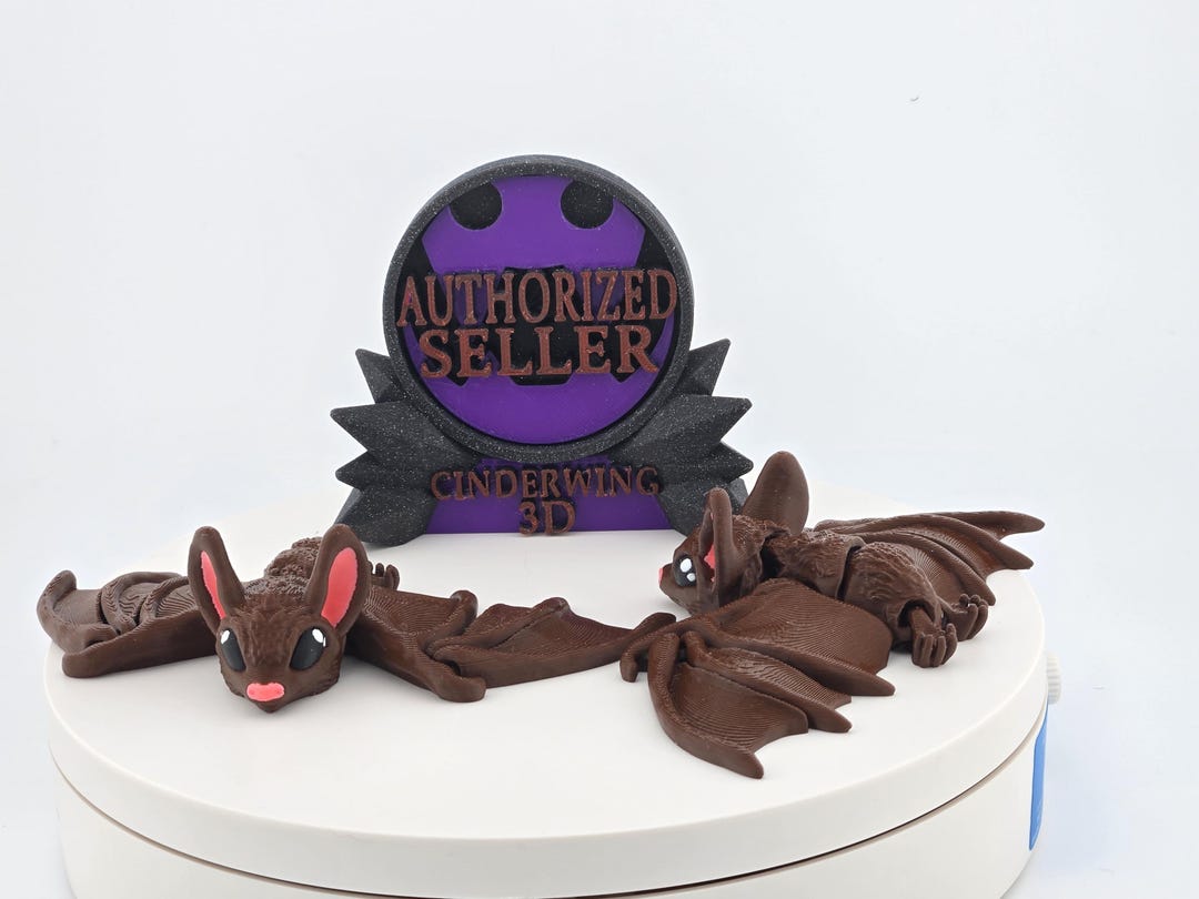 Flexi Bat 3d-printed Desk Toy - Etsy