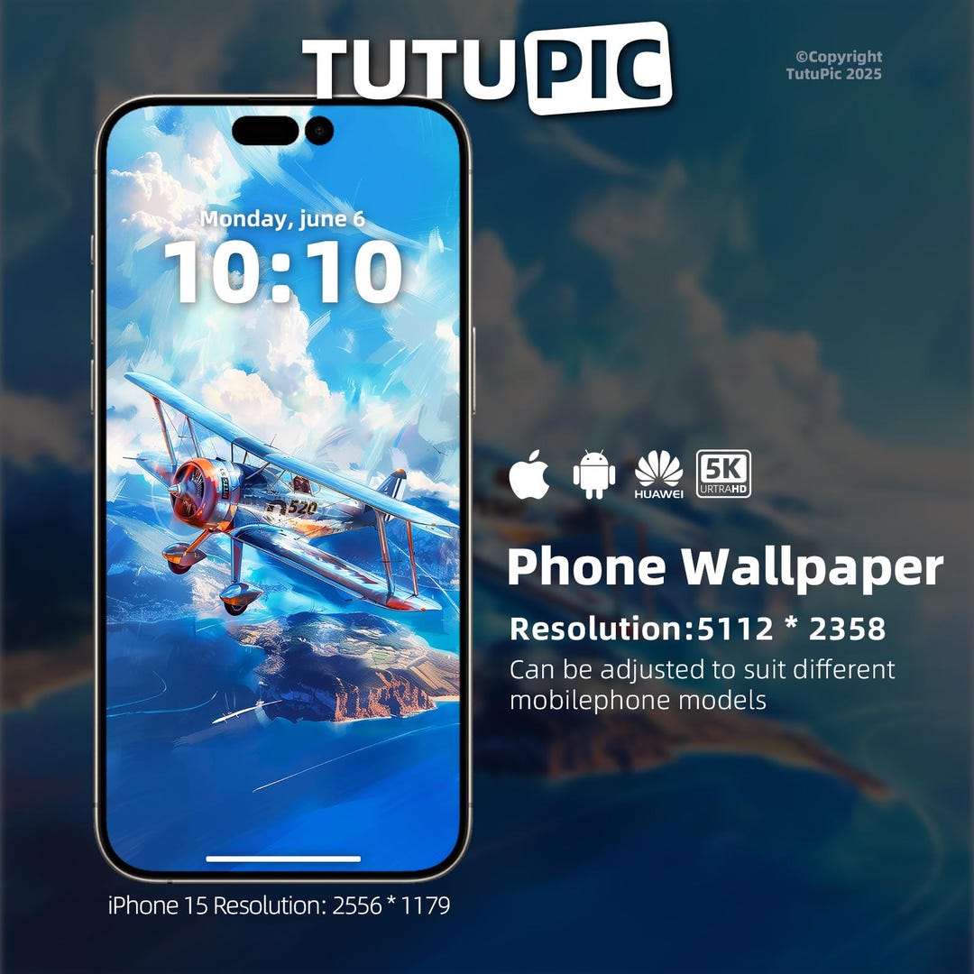 Anime Style Soaring Silver Plane Wallpaper - Epic Aerial Adventure ...