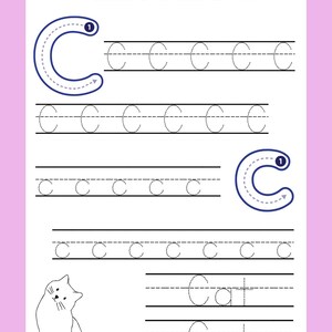 Alphabet Worksheets A-Z Printable ABC Tracing and Writing Practice for ...
