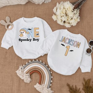 Spooky One First Birthday Baby Romper, Halloween Party Baby Bodysuit ...