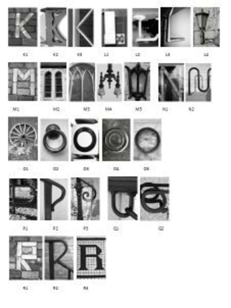 4x6 Custom Alphabet Photography Black and White Name Sign | Etsy