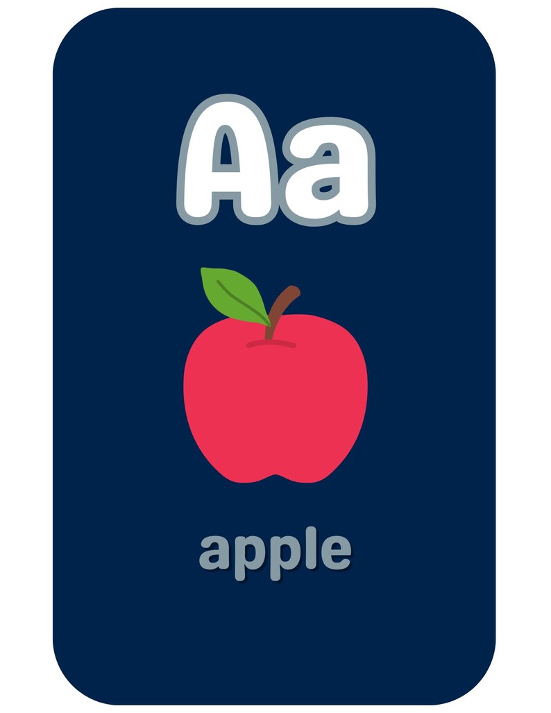 Dark Primary English Spanish Alphabet Alfabeto Posters Cute Classroom ...