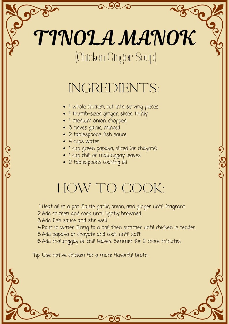 Pinoy Sabaw – A Digital Filipino Soup Recipe Ebook - Etsy