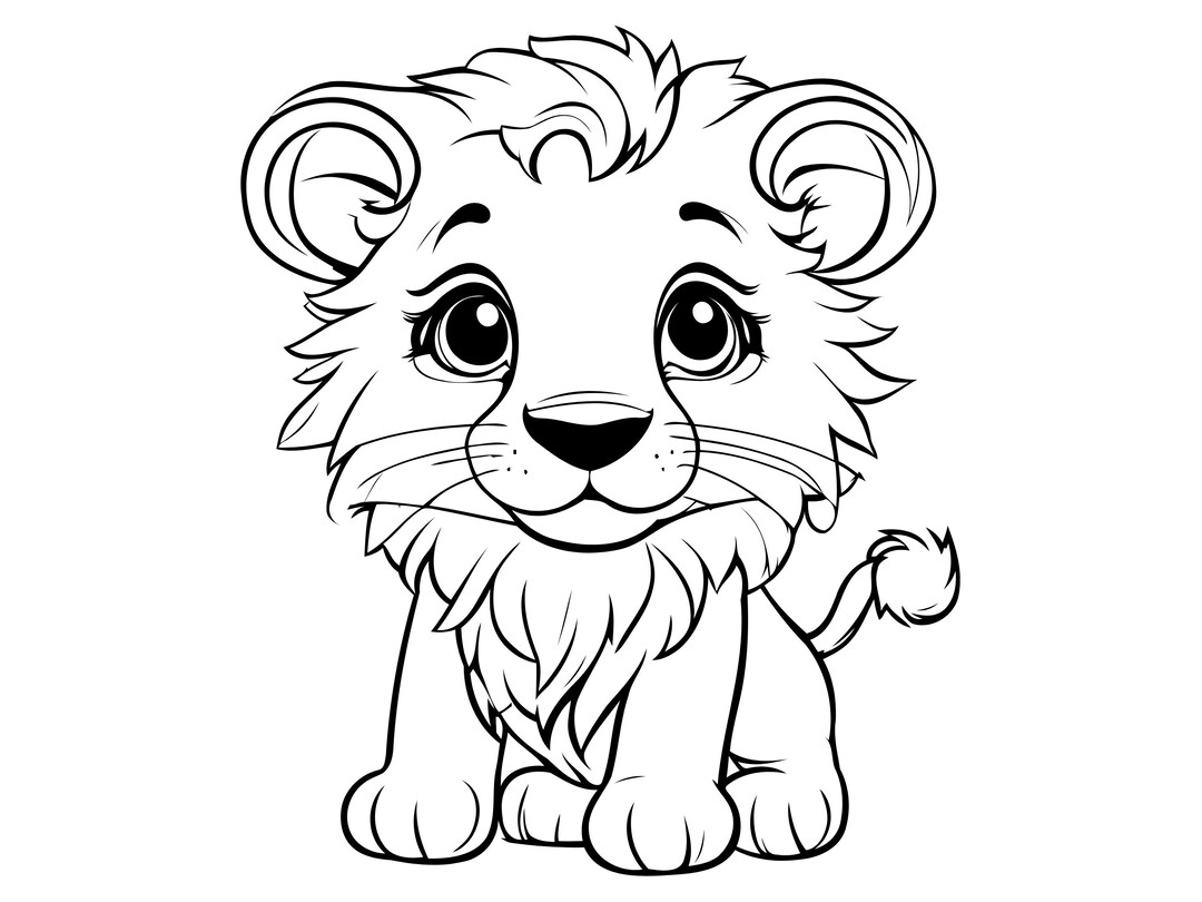 Printable Animal Coloring Book for Kids - 10 Fun Pages - Toddler and ...