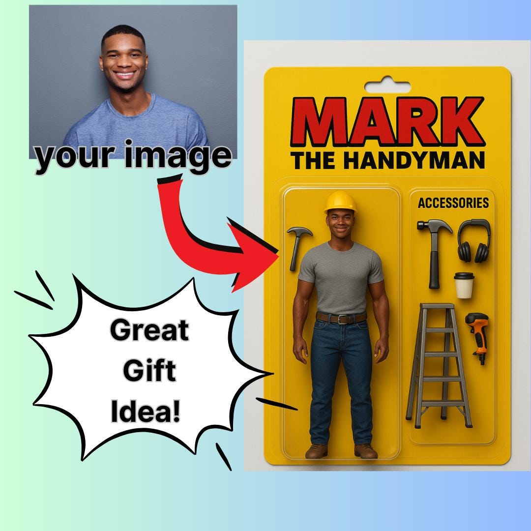 Introducing Mark the Handyman, a Custom Digital Action Figure Concept ...