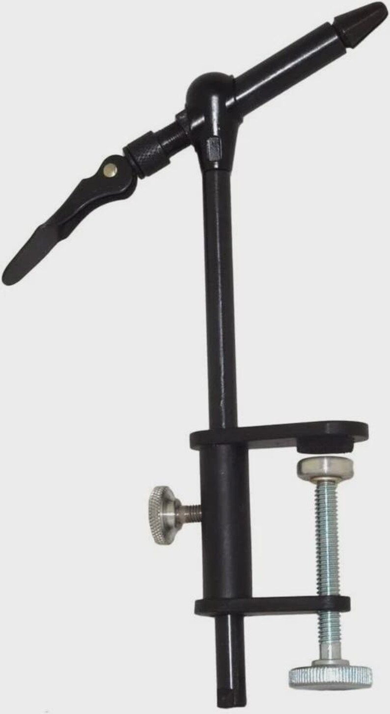 Pro Fly Tying Vise With Bobbin Finisher Scissor Hackle Hair Stacker ...