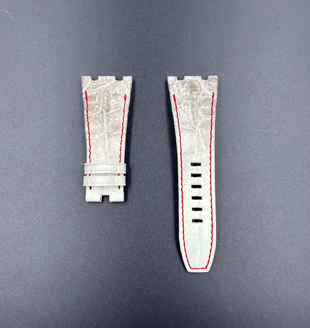 Handmade in Grey Himalayan Alligator for the Ap Offshore Model. 42mm ...