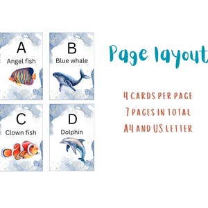 Under the Sea Flashcards | Digital Flashcards | Letter Flashcards ...