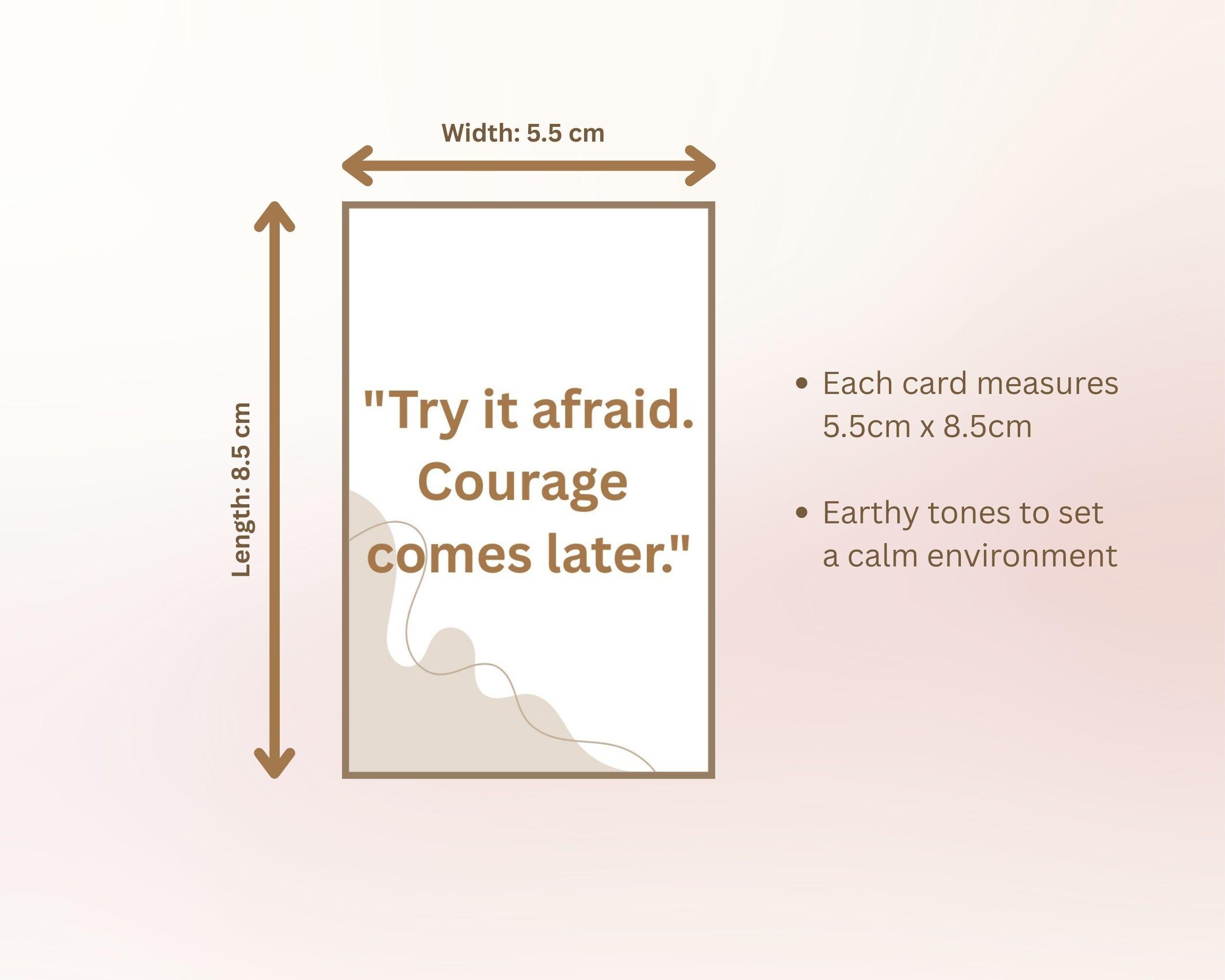 Motivational Quote Cards Printable PDF– 36 Earth Tone Inspirational ...