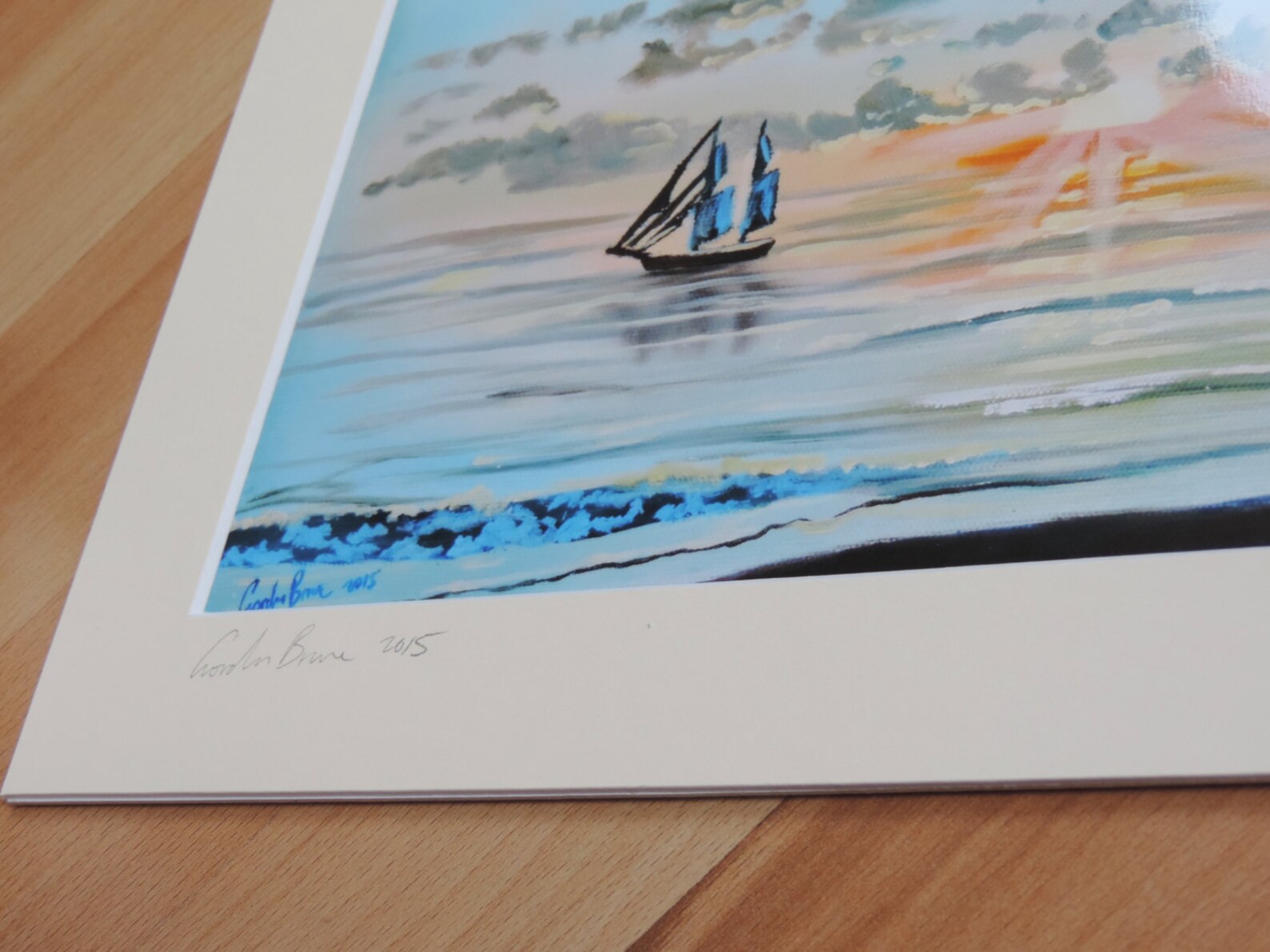 Sailing Ship Print Taken From the Original Painting Gordon - Etsy