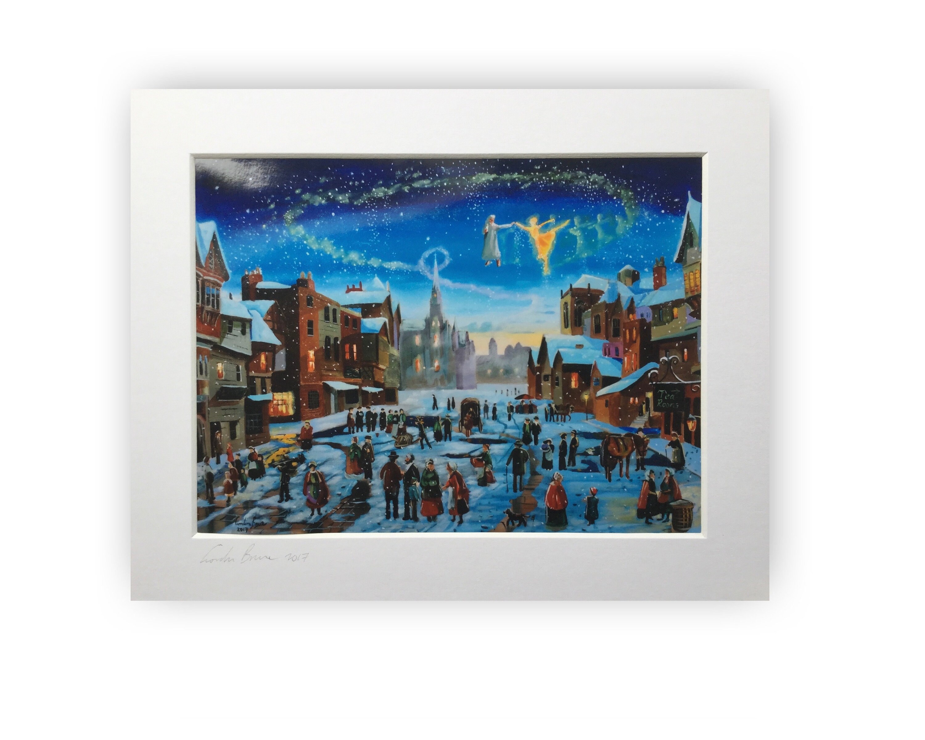 Scrooge A Christmas Carol Print Winter Painting From 2017 - Etsy
