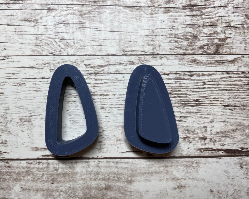 MORE Sizes Wedge Clay Cutter Set of Two Geometric Shape | Etsy