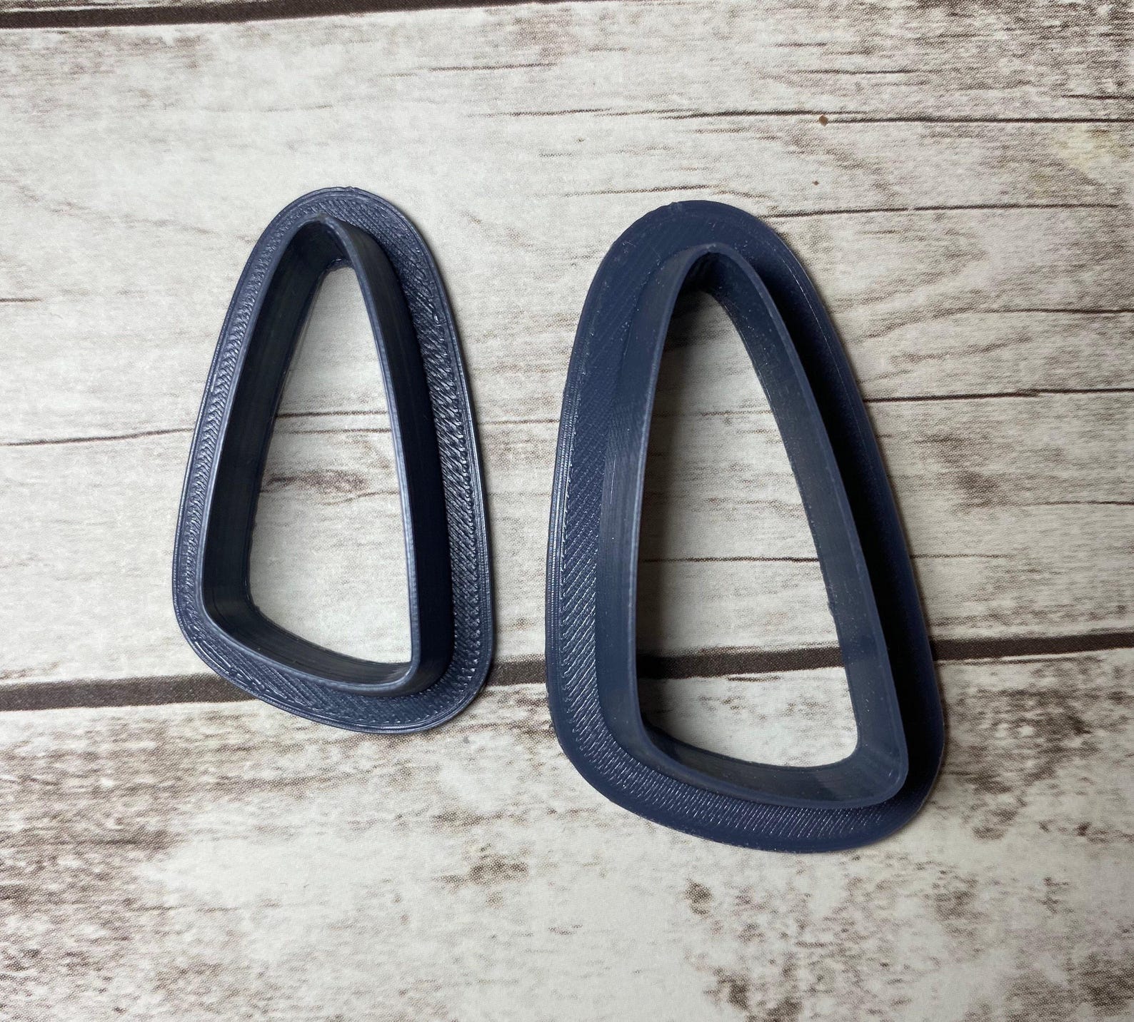 MORE Sizes, Wedge Clay Cutter, Set of Two, Geometric Shape, Cookie ...