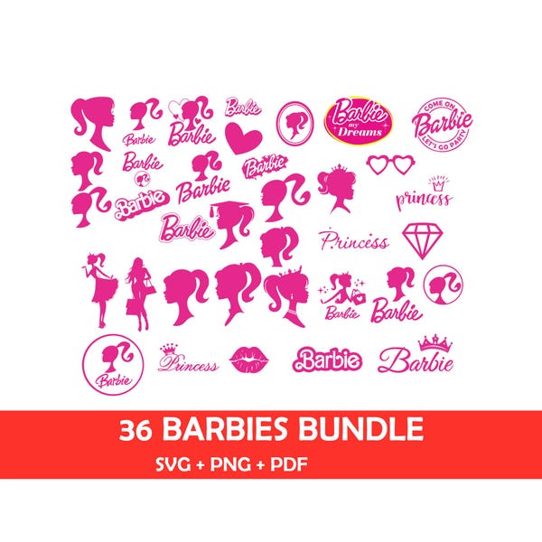 Barbie Svg - Etsy