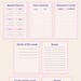 Back to School Girls Planner Bundle - Printable Weekly Schedule ...