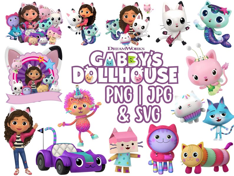 Gabby's Clipart Bundle: PNG JPG SVG Cricut File - Etsy